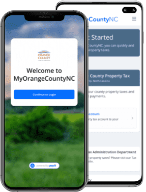 Download the MyOrangeCountyNC App Today! mobile app